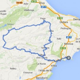 Coll de Rates (from Parcent) – Cat 2 / 6.5km / 5% – Cycling Locations